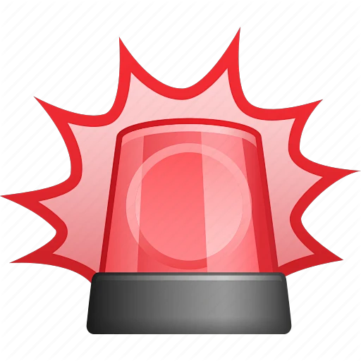 alarm, beacon, danger, police beacon, police light, security icon-花瓣网