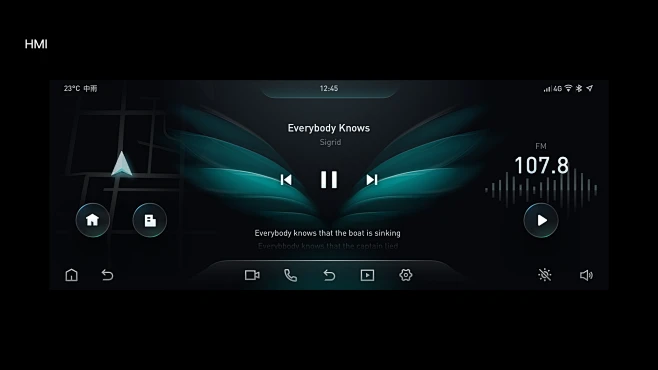 凯翼汽车-智能网联系统概念设计 on Behance-花瓣网