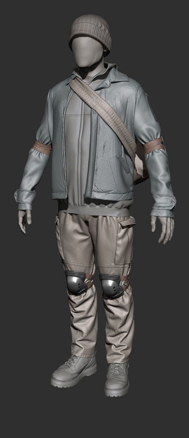 WIP generic male npc, Jon Berry on ArtStation at http://www.artstation ...