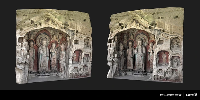 Chinese buddhist cave statues-花瓣网
