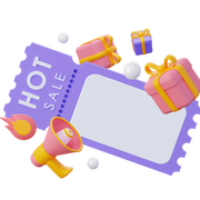 Message Scroller 3D Illustration