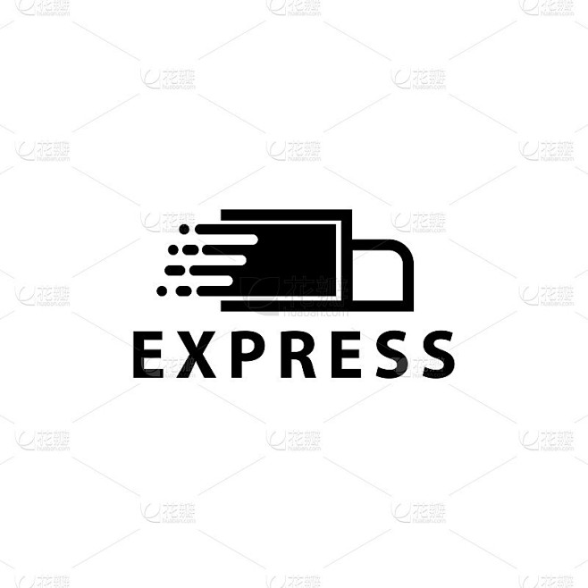 Express图标模板设计矢量图标插图