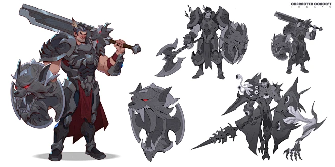 character concept-花瓣网