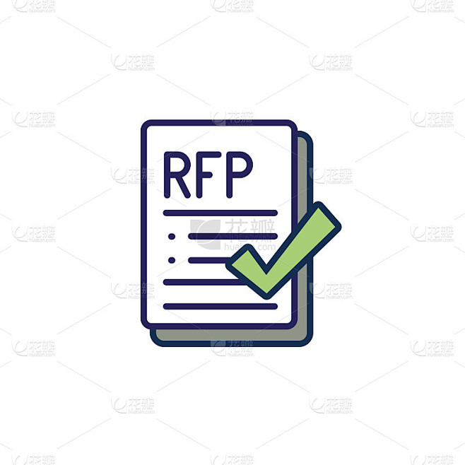 RFP Icon - request for proposal concept or idea