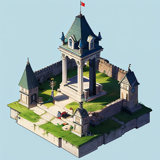 00304-522-(Masterpiece), (best quality), 8K, Isometric, miniature ...