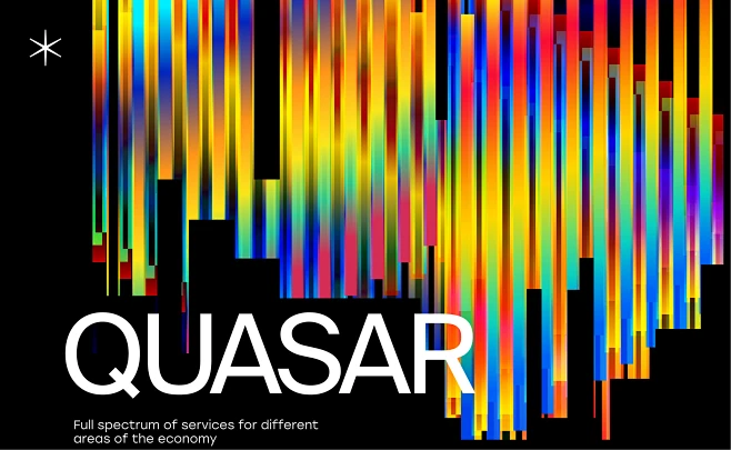 Behance 上的 Quasar: Brand Identity & Website-花瓣网