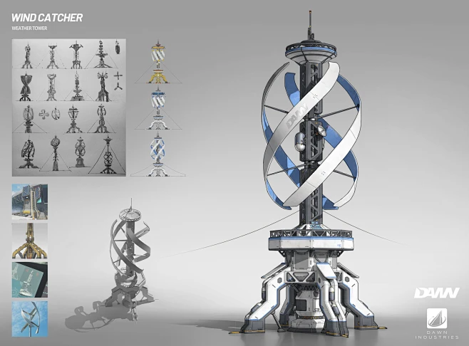 weather tower, Kavent _ : weather tower by Kavent _ on ArtStation.-花瓣网