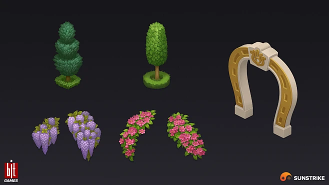 Garden objects-花瓣网