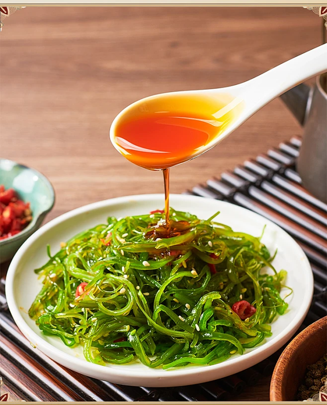 5袋亿海裙带菜丝230g小包装酸甜海藻沙拉日料款大连产海草海带丝-淘宝网-花瓣网