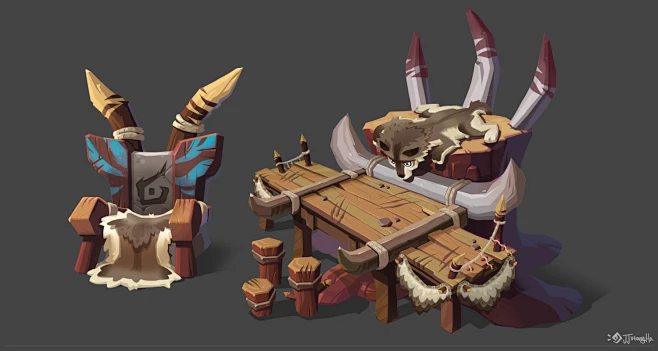 2D Prop concept, JJutang Ha : 2D Prop concept-花瓣网