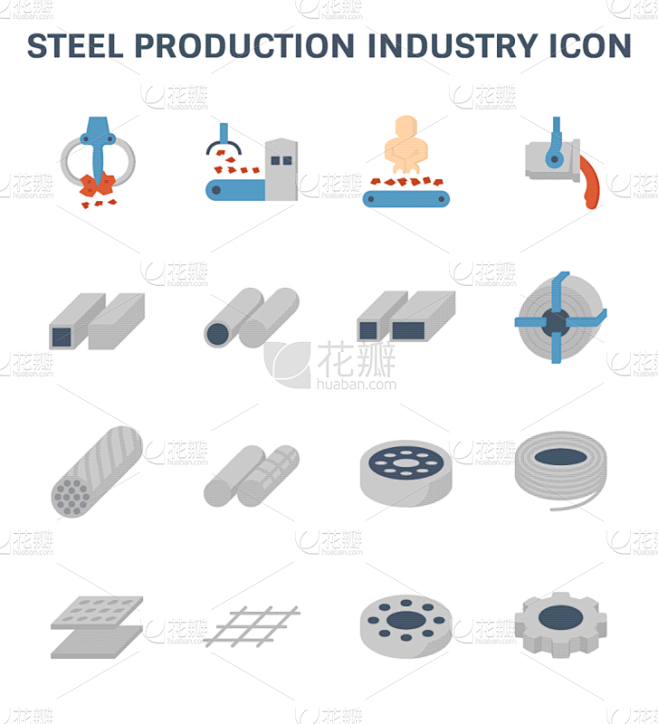 steel production icon
