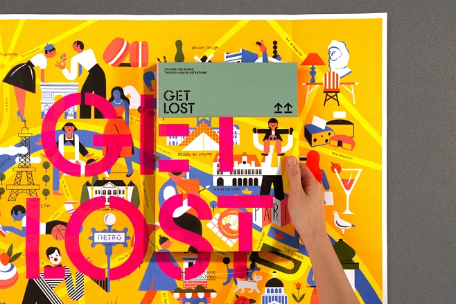 map map illustration Travel editorial book editorial design poster book ...