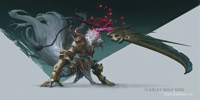Scarlet Wolf King-花瓣网