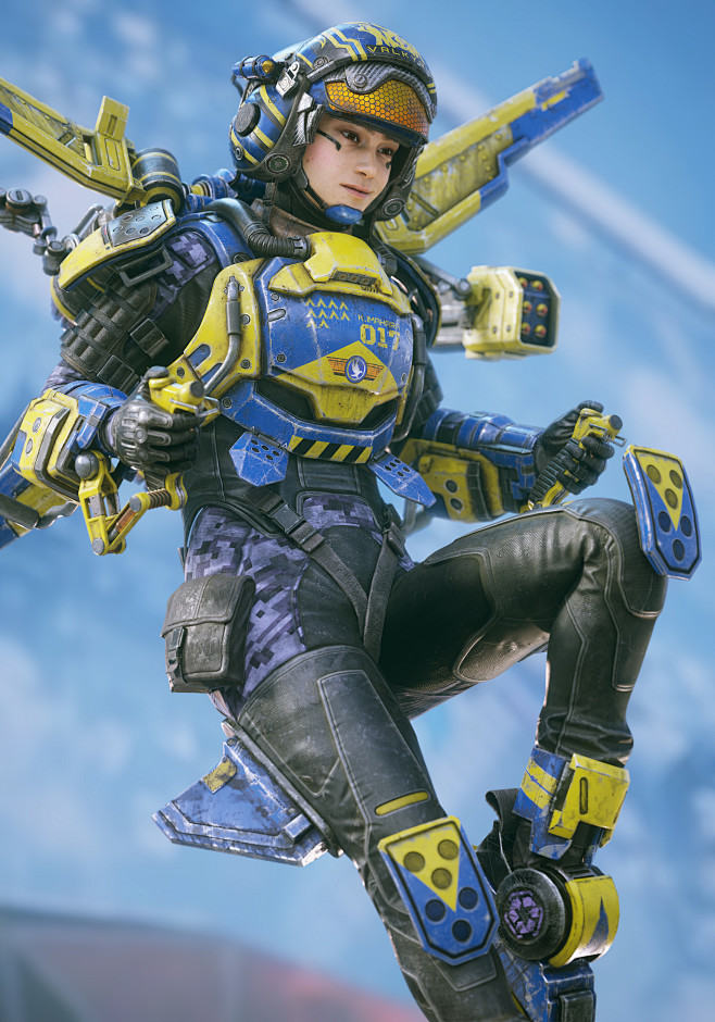 【Apex英雄】赤核学员次世代建模，超 _赤核数字艺术作品_角色/人物/生物_CG模型网