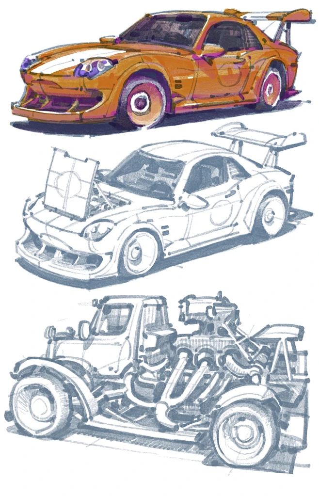 Perspective study, Howard Hsu : Perspective study by Howard Hsu on ...