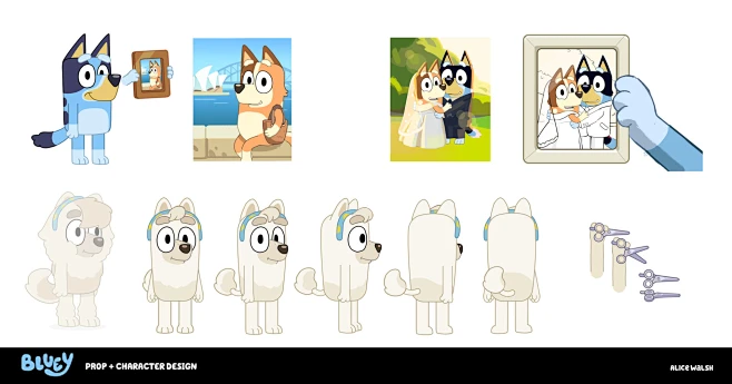 Bluey - Prop Art Direction-花瓣网
