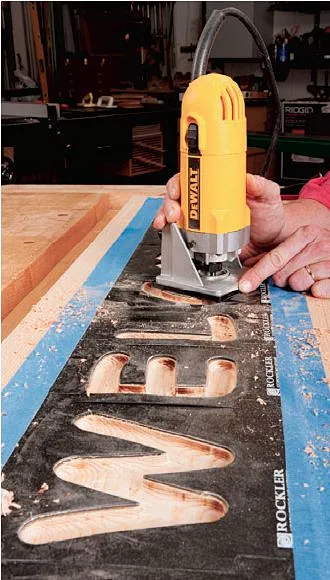 Routing Techniques: Using Trim Router Letter Template Guide for ...