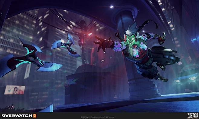 Overwatch 2 - Main Menu Lighting-花瓣网