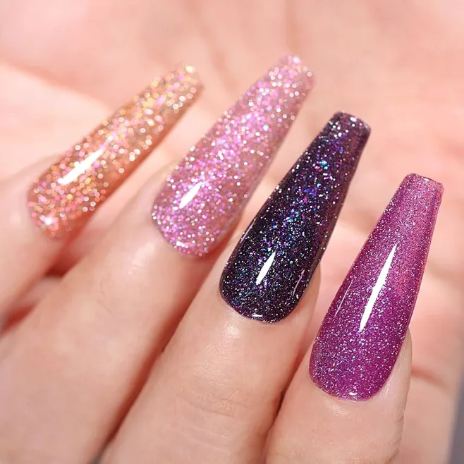 Delicately balanced with a precise touch of holographic for some extra ...