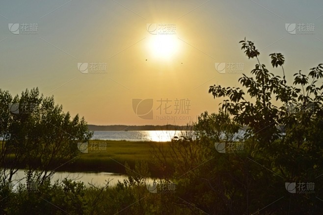 派克大街,公园,水平画幅,地形,无人,2015年,户外,水湾,日落,摄影