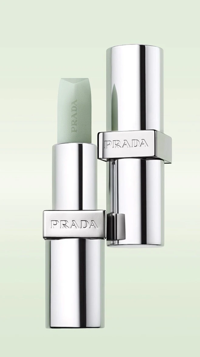 Re-Nylon inspired texture, Prada green with an iconic triangle tip. # ...