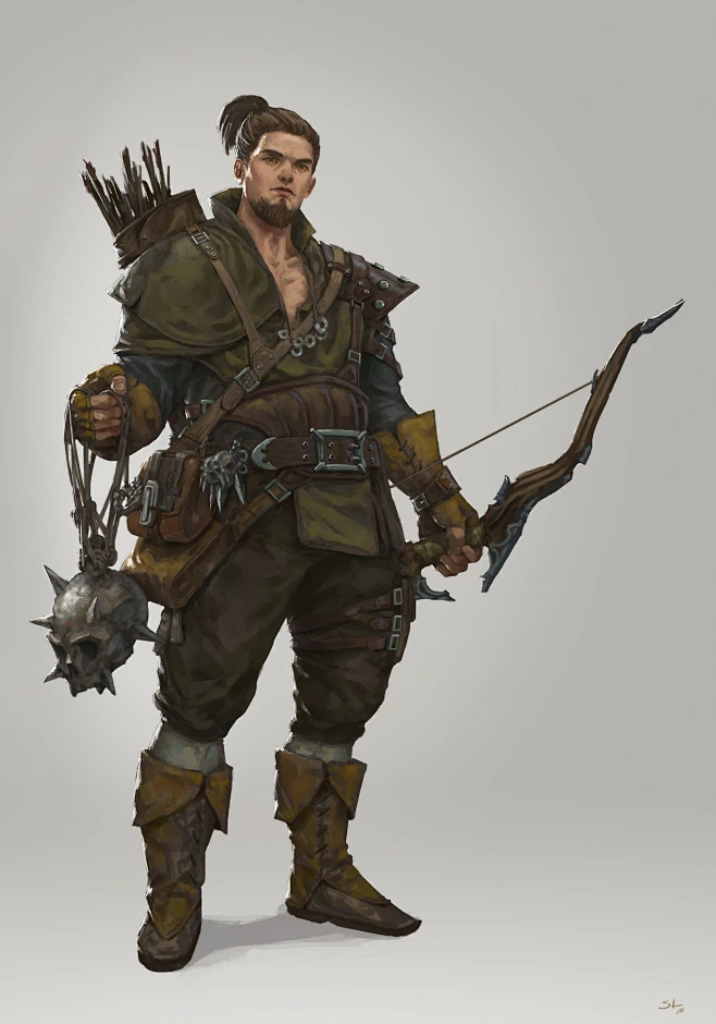 Archer warrior, Sam Leung : Getting back to some fantasy design. This ...