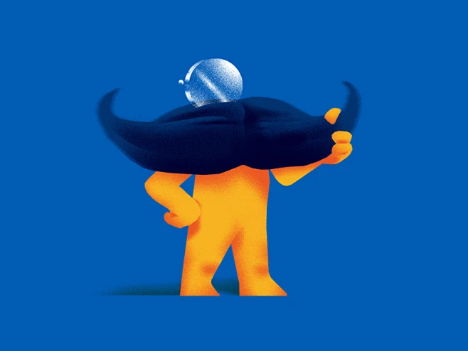 Moosetache dribbble-花瓣网