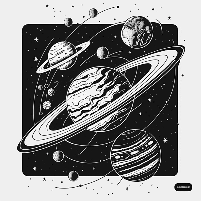black lines,white background,monoline tshirt design, vector line art ...