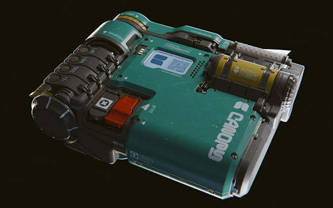 Canopy Label Printer - Finished Prop-花瓣网