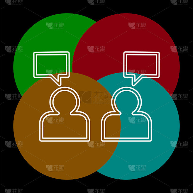 people management concept line icon