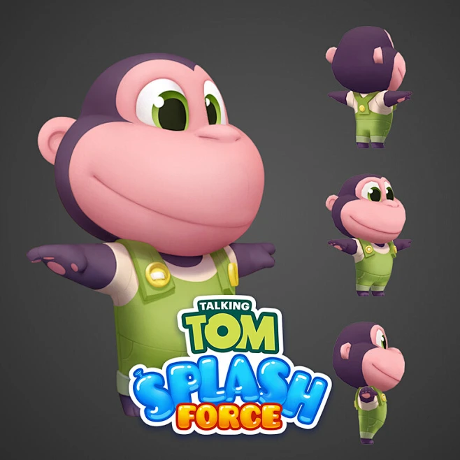 Talking Tom Splash Force Pets Gori 2.jpg-花瓣网