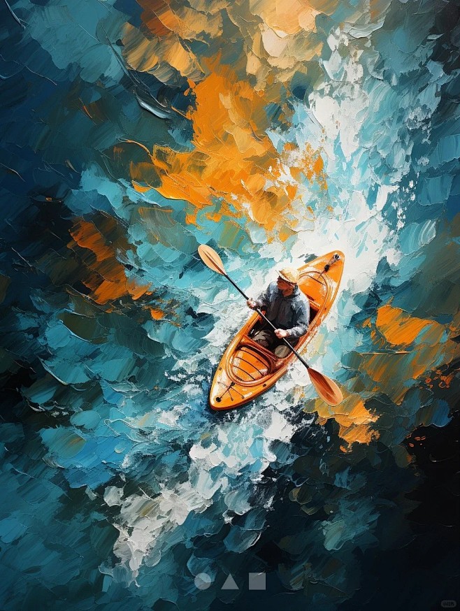 独自去野，MJ壁纸插画，AIGC_1_YJF