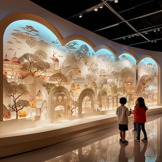 剪纸博物馆-花瓣网