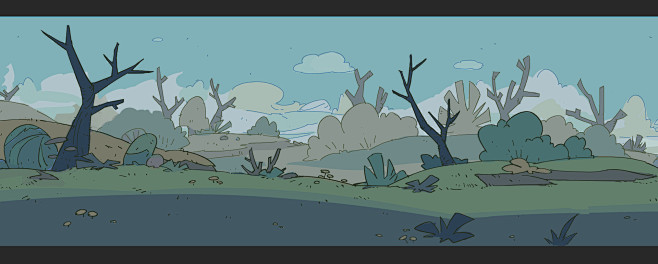Side scrolling background concept worked _Line