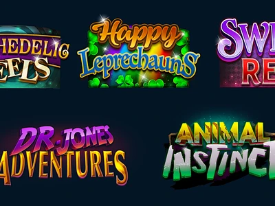 Logos for slots machine-花瓣网