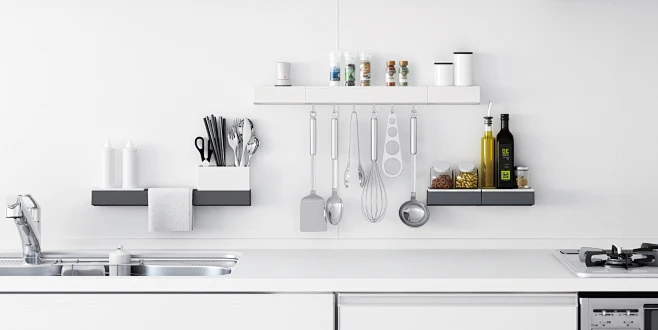 Magnetic rack [Dokodemo Rack]-花瓣网