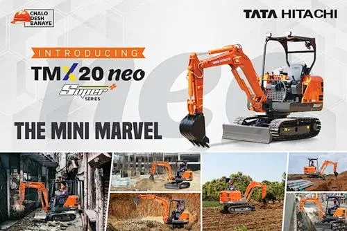 2300 Kg Tata Hitachi TMX20 Neo The Mini Marvel Excavator-花瓣网