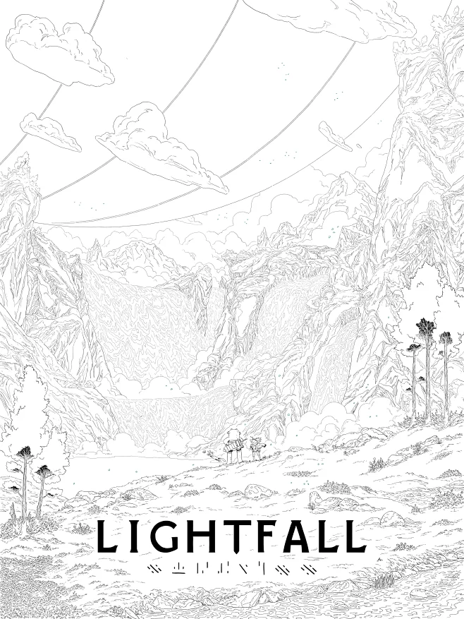 Tim Probert - Lightfall Poster No. 1-4图片_Tim Probert 线稿细致可爱图片素材-花瓣网
