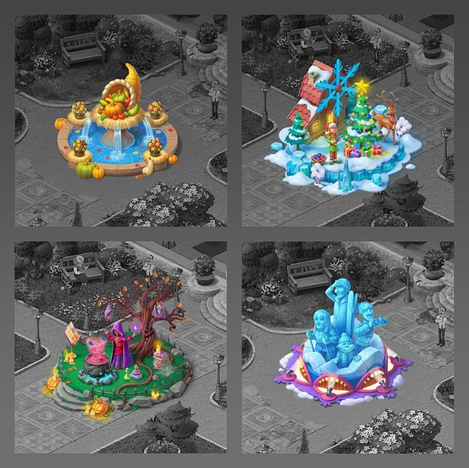 Game Objects, Playrix Games-花瓣网