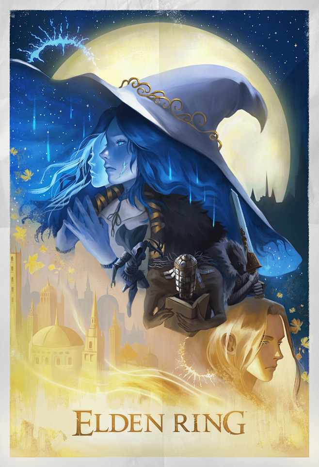 Ranni and the night of black knifes | Elden Ring Fanart