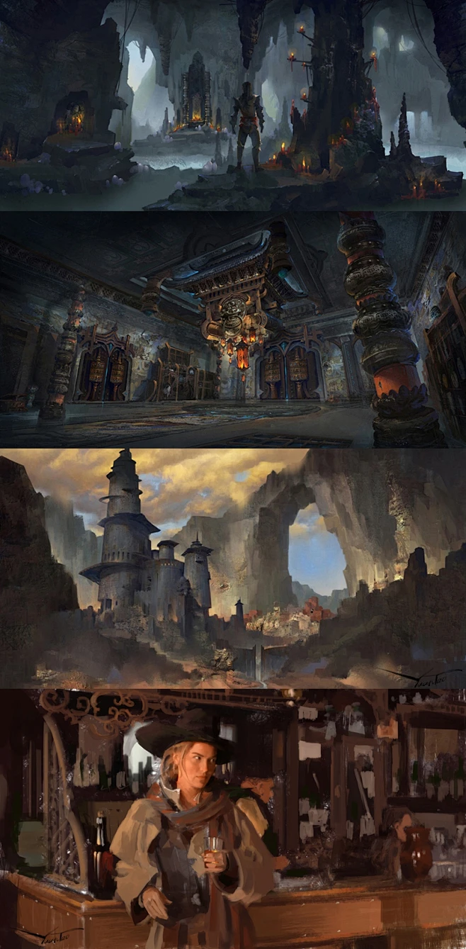 中国风写实场景气氛图来自cgbook.cn (2169)-花瓣网