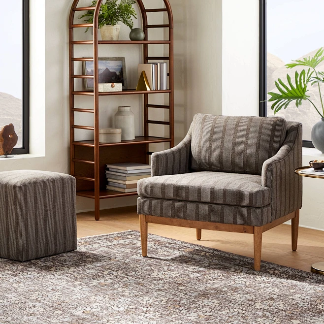 Howell Upholstered Accent Chair with Wood Base - Threshold™ designed ...