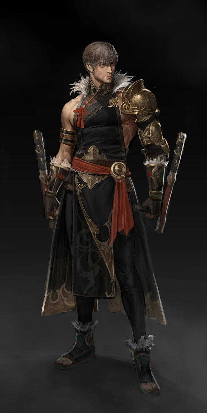 FF14 Fanart Monk-花瓣网