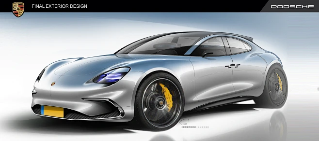 Porsche E-Vision Concept :: Behance-花瓣网