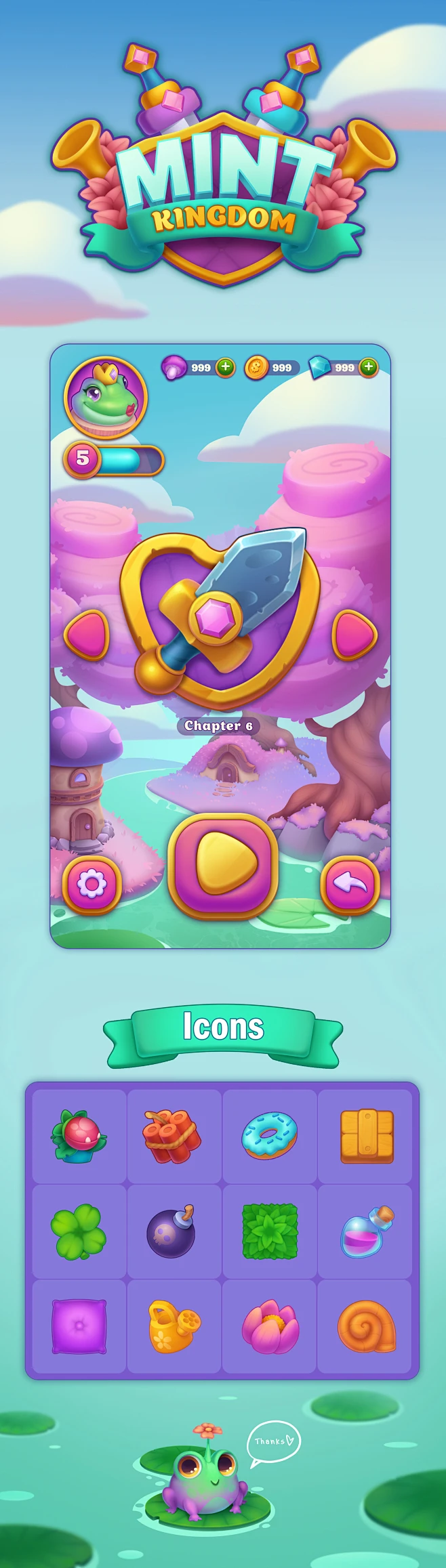 Mint Kingdom Ui-花瓣网