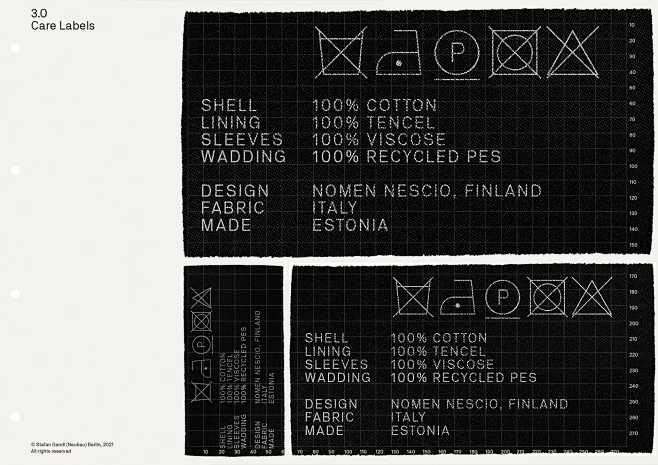 Nomen Nescio, Visual Identity/Corporate Font (2021) : Visual Identity for Helsinki based fashion ...