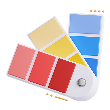 Color Palette 3D Icon