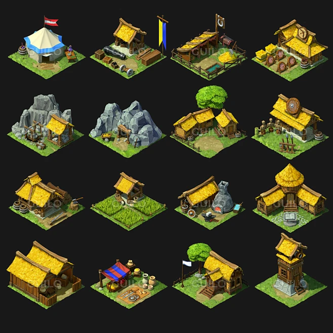 Isometric strategy game (IN PROGRESS)-花瓣网