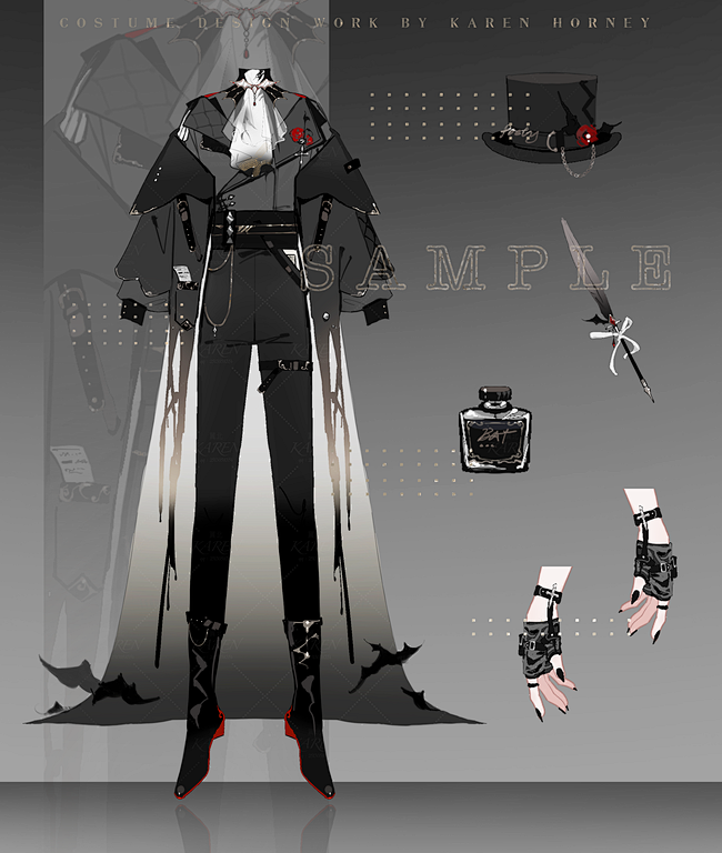 在私人群里上新的拍卖服设 - 半次元 - ACG爱好者社区