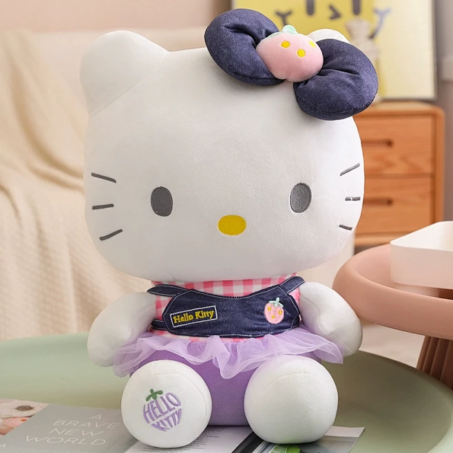 正版hellokitty毛绒玩具公仔KT猫布偶娃娃睡觉抱枕创意礼品送女友-淘宝网-花瓣网